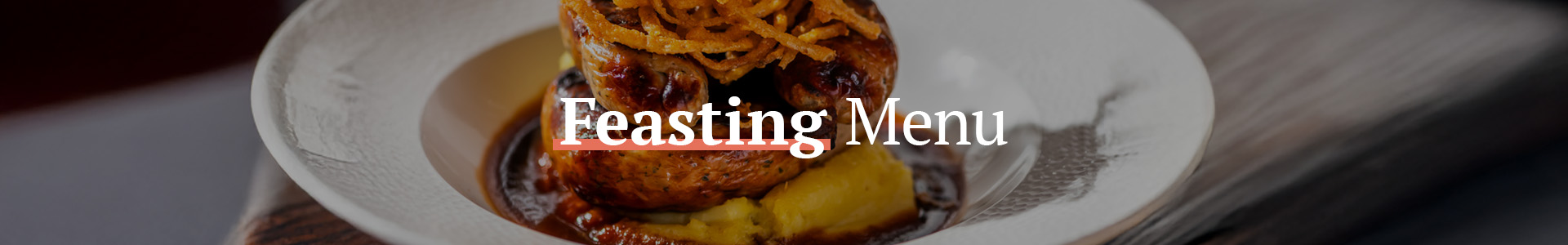 Feasting menu